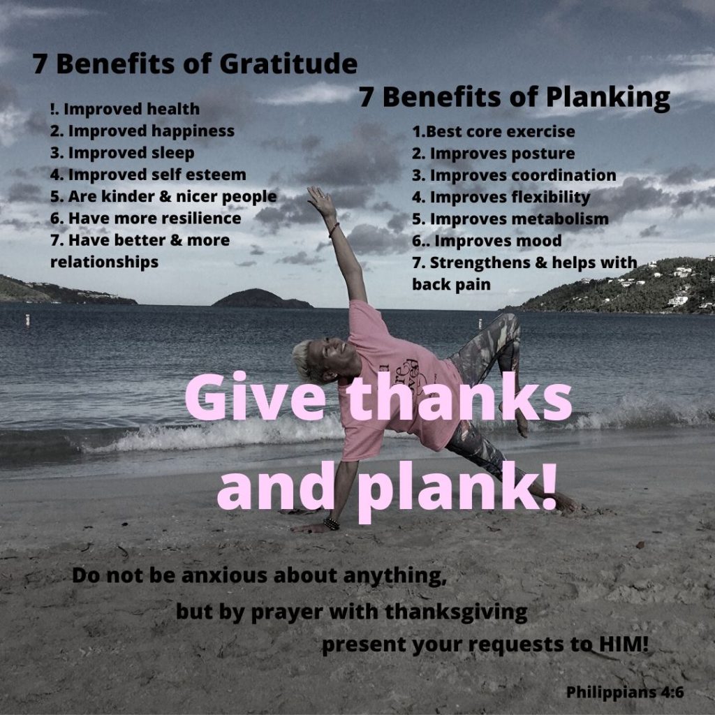GIVE THANKS AND PLANK | Halleluyah Yoga